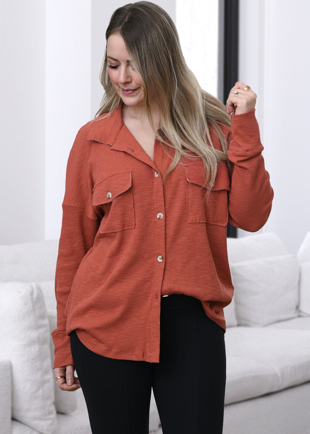 Demi Button Down – Blended Thread Clothing