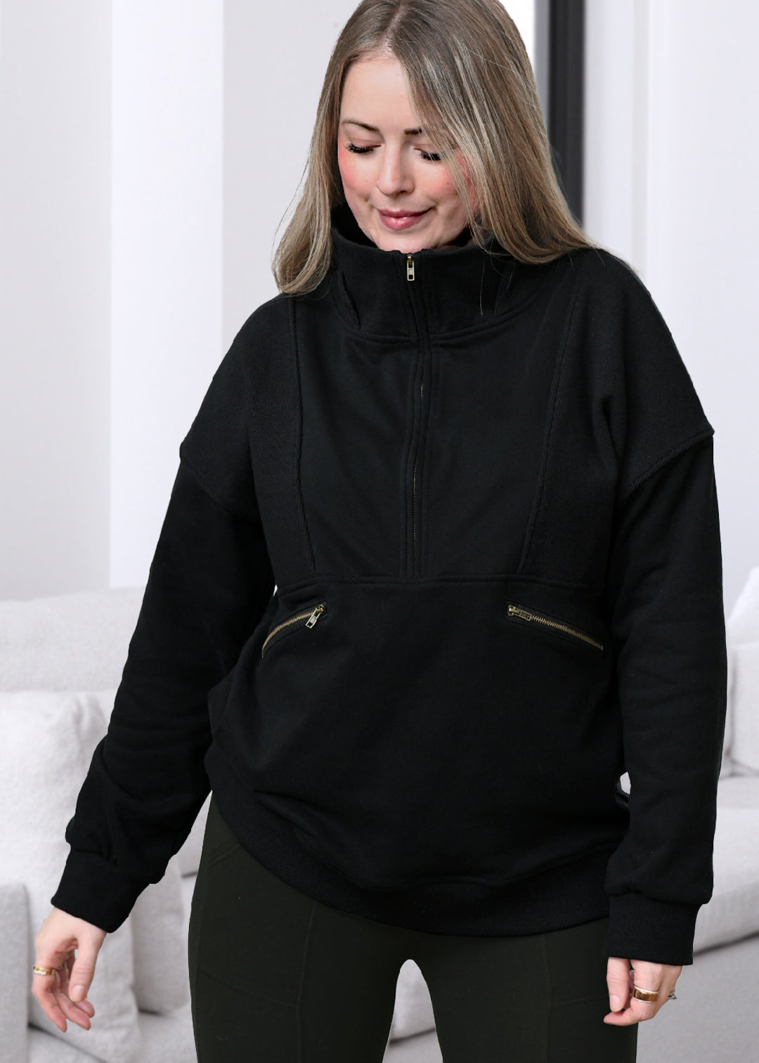 Devyn Half Zip – Blended Thread Clothing