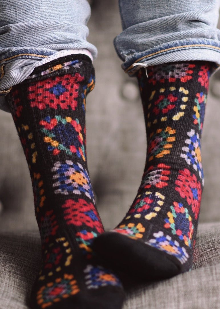 Socks - Granny Square – Blended Thread Clothing