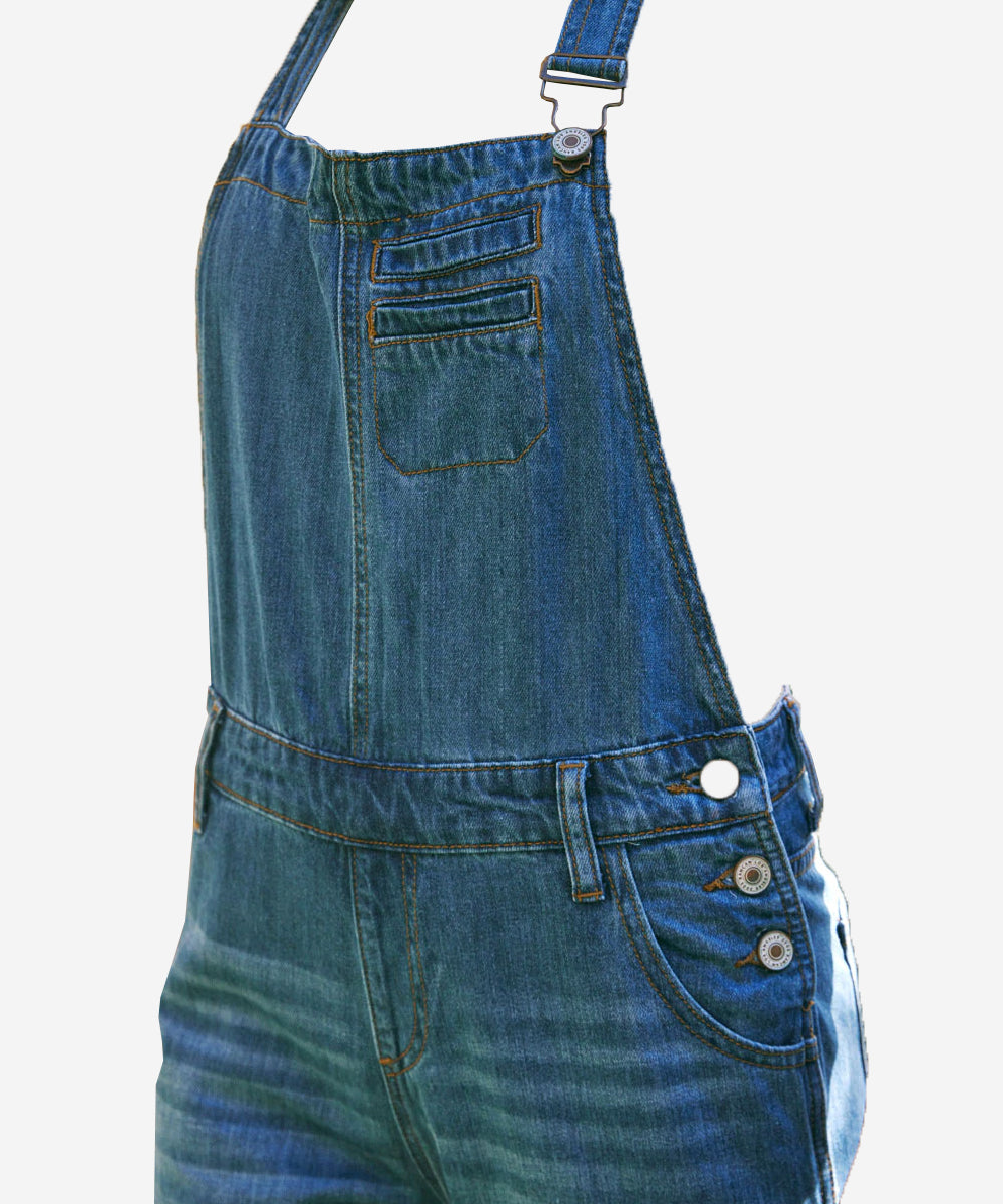Kancan - One Strap Overalls Jeans – Blended Thread Clothing