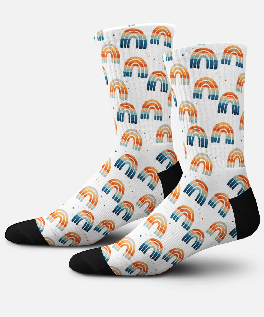 Socks - Retro Rainbow – Blended Thread Clothing